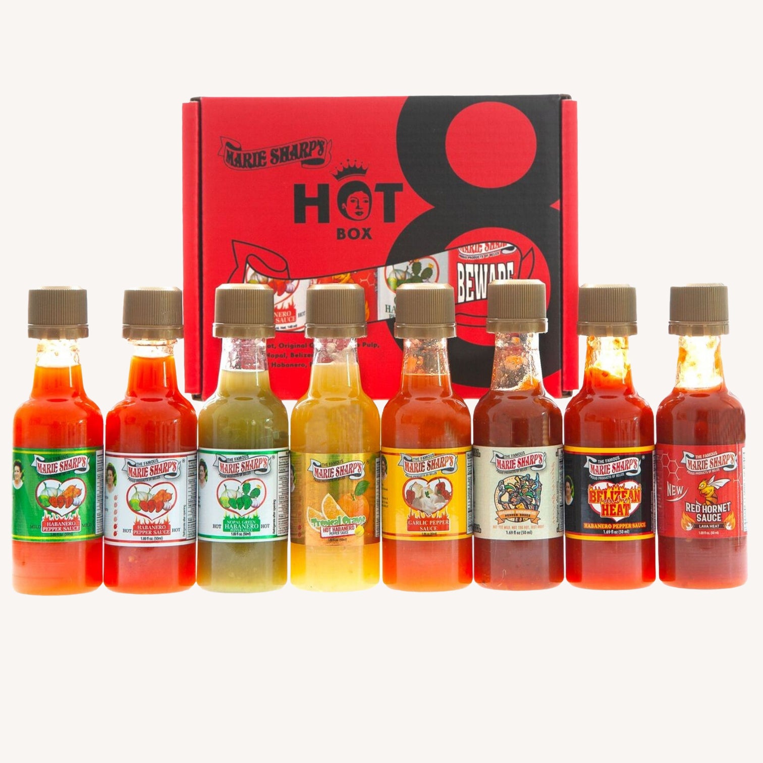 Coffret Hot Challenge, mettez vous aux défi de survire aux hot sauces ...